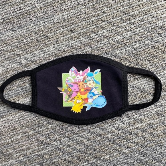 Hand Crafted | Accessories | Pokemon Eevee Evolutions Face Mask | Poshmark